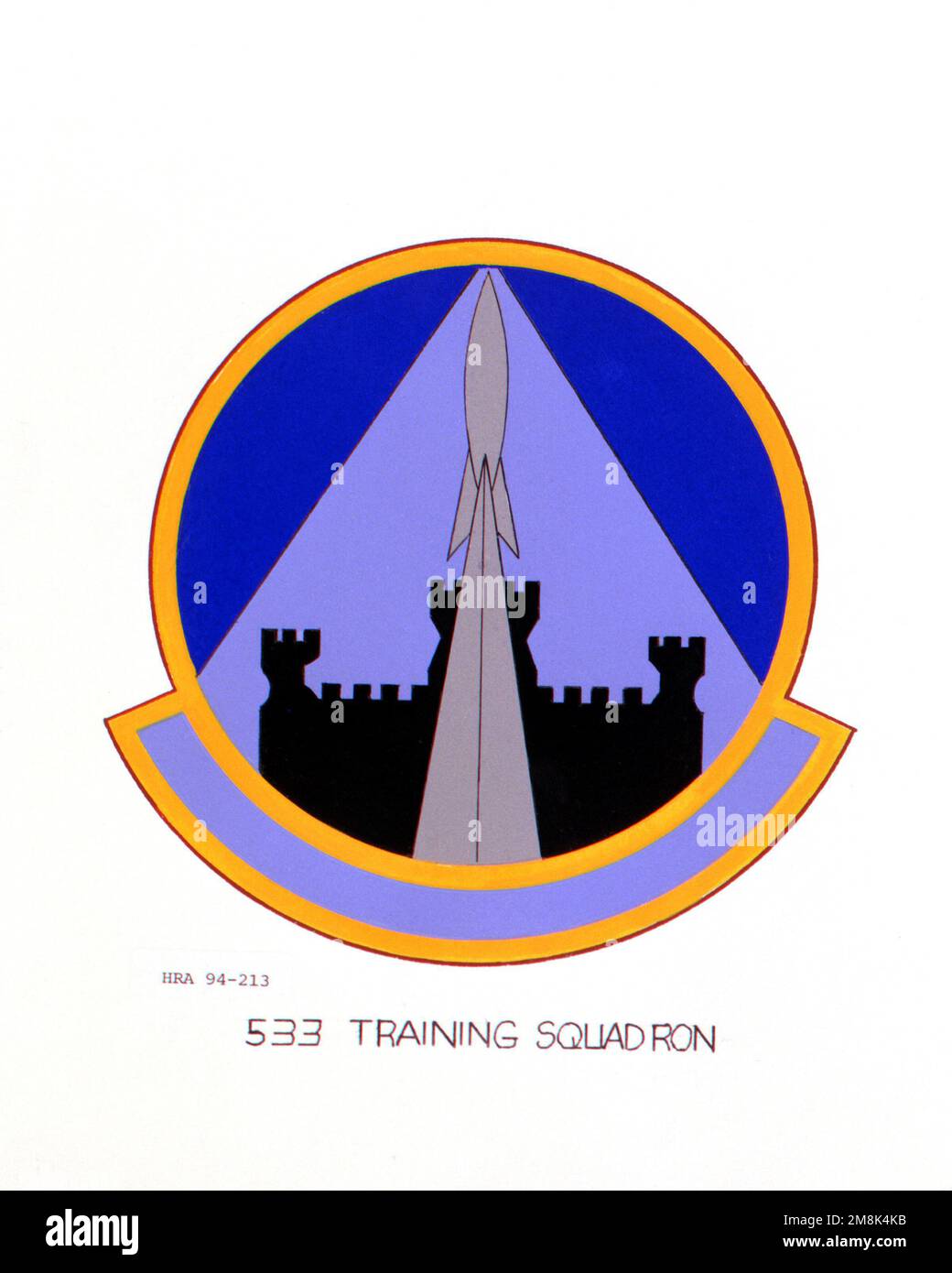 Approved Insignia of the 533rd Training SquadronEXACT DATE SHOT UNKNOWN ...