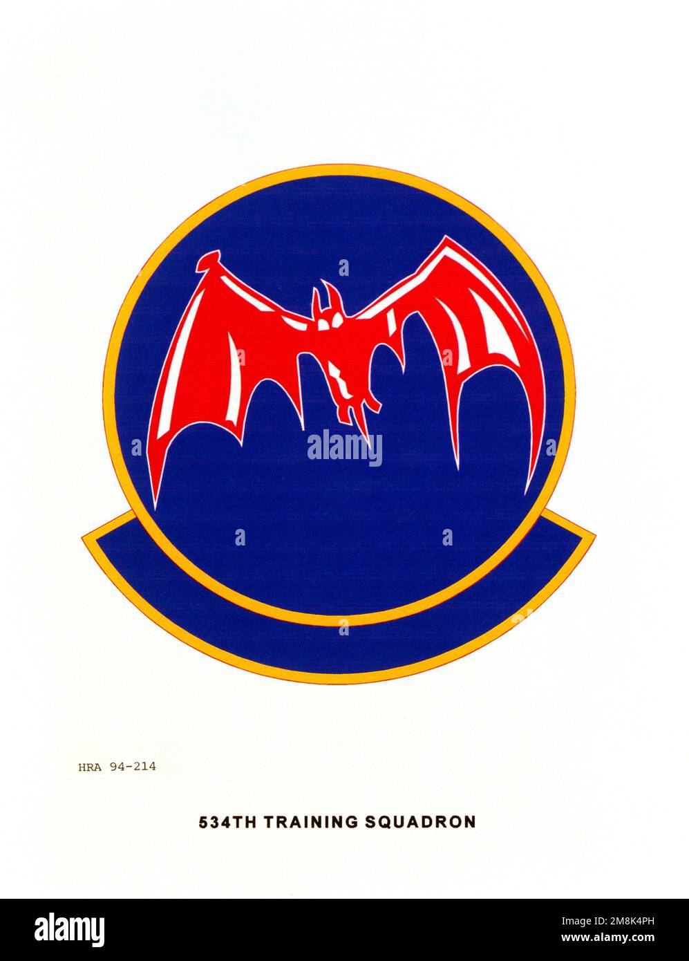 Approved Insignia of the 534th Training Squadron. Country: Unknown ...