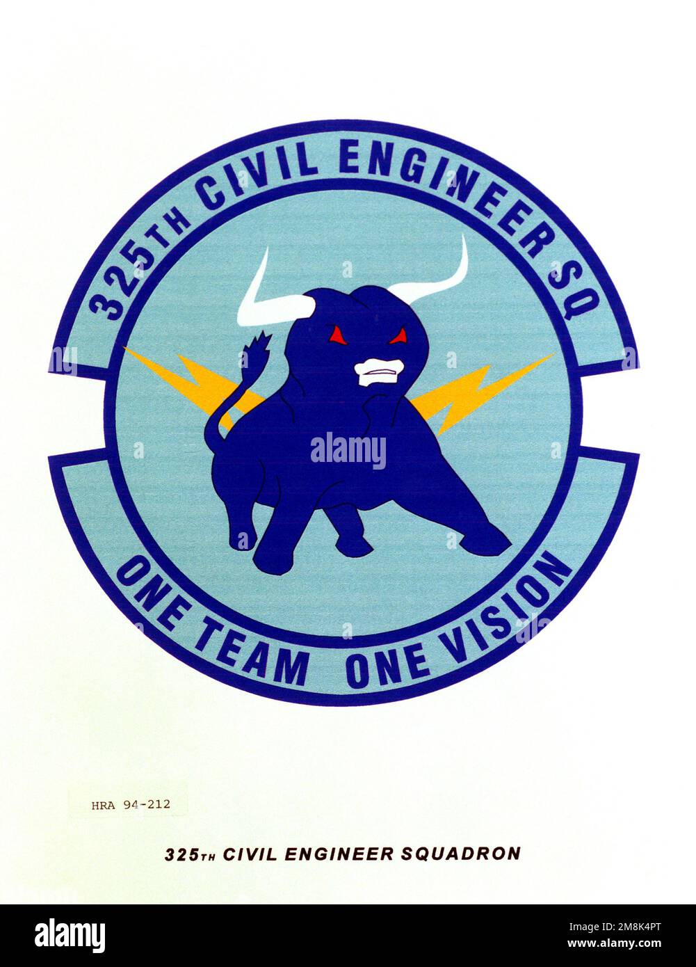 Approved insignia for the 325th Civil Engineer Squadron. Country ...