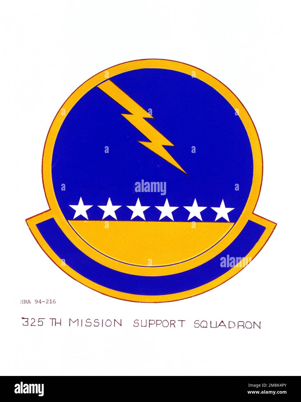 Approved Insignia of the 325th Mission Support Squadron. Country ...