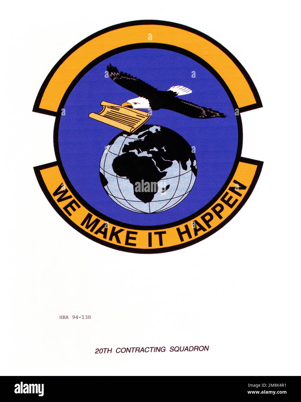 Approved Insignia of the 20th Contracting SquadronEXACT DATE SHOT ...