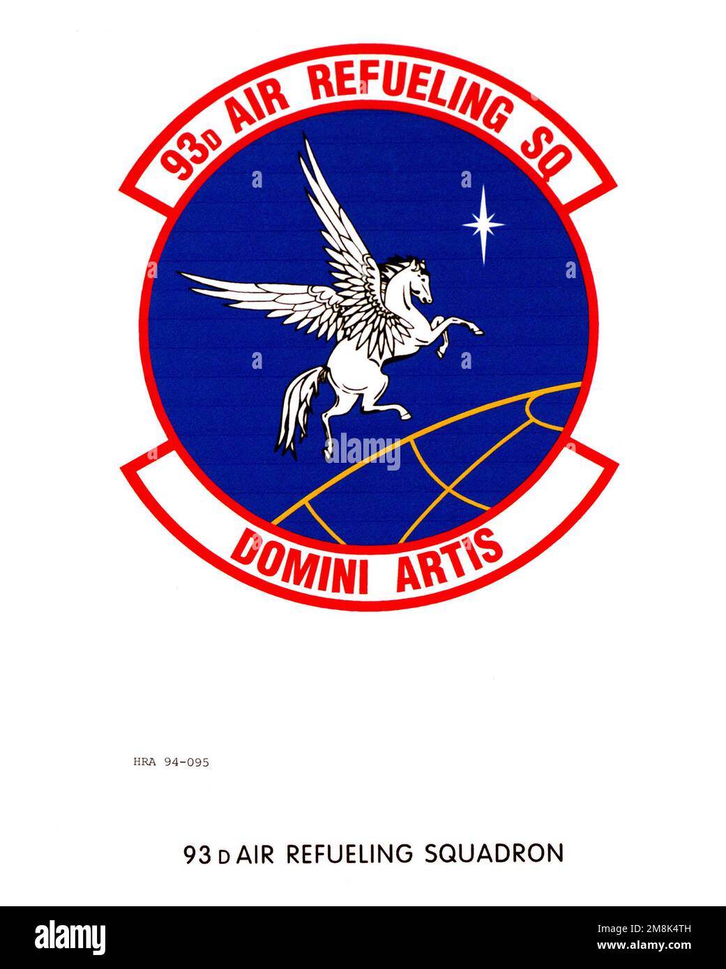 Approved Insignia of the 93rd Air Refueling Squadron. Country: Unknown ...
