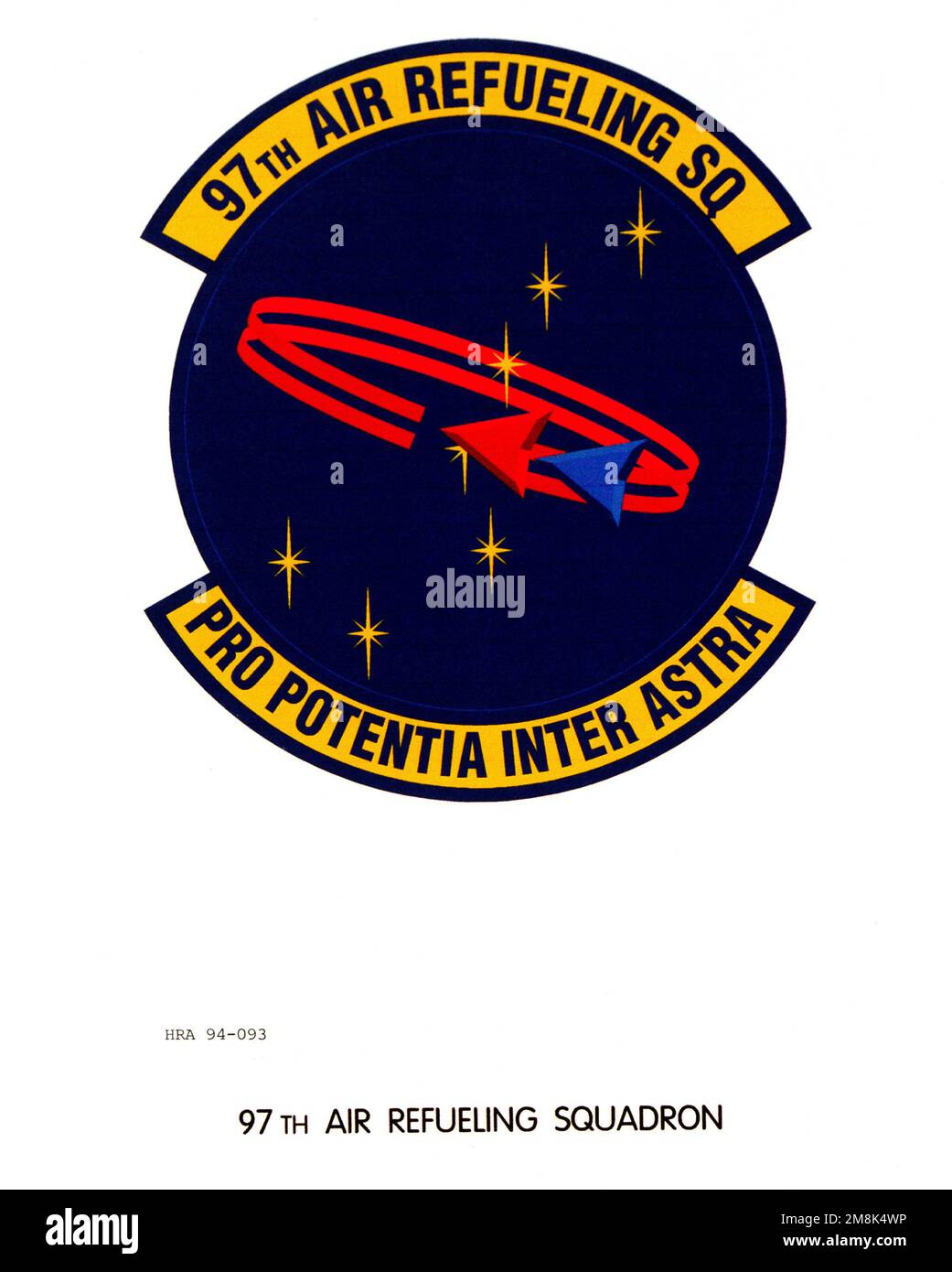 Approved Insignia of the 97th Air Refueling Squadron. Country: Unknown ...