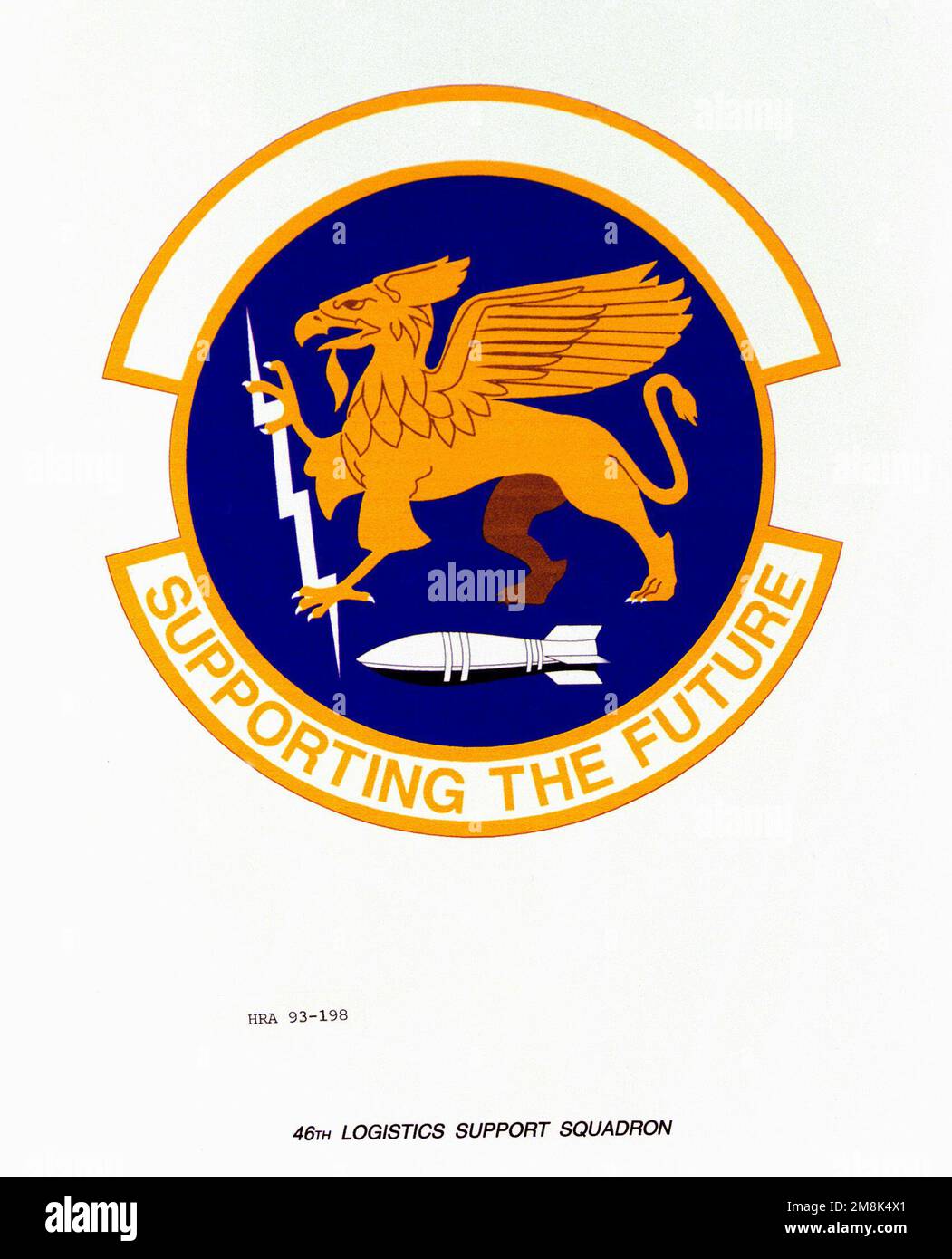 Approved Insignia of the 46th Logistics Support Squadron. Country ...