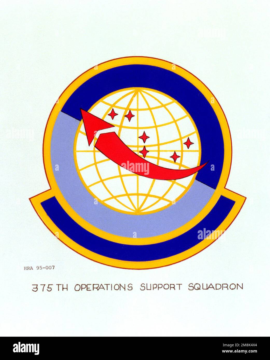 Approved Insignia of the 375th Operations Support Squadron. Country ...