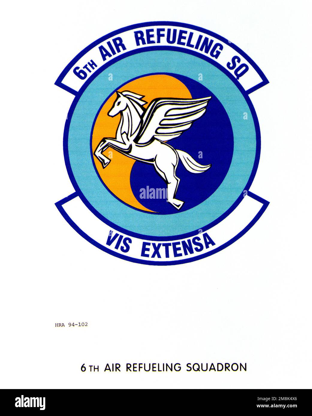 Approved Insignia of the 6th Air Refueling Squadron. Country: Unknown ...