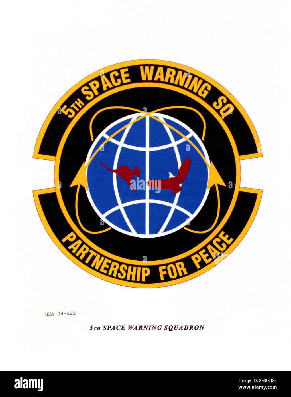 Approved Insignia of the 5th Space Warning Squadron. Country: Unknown ...