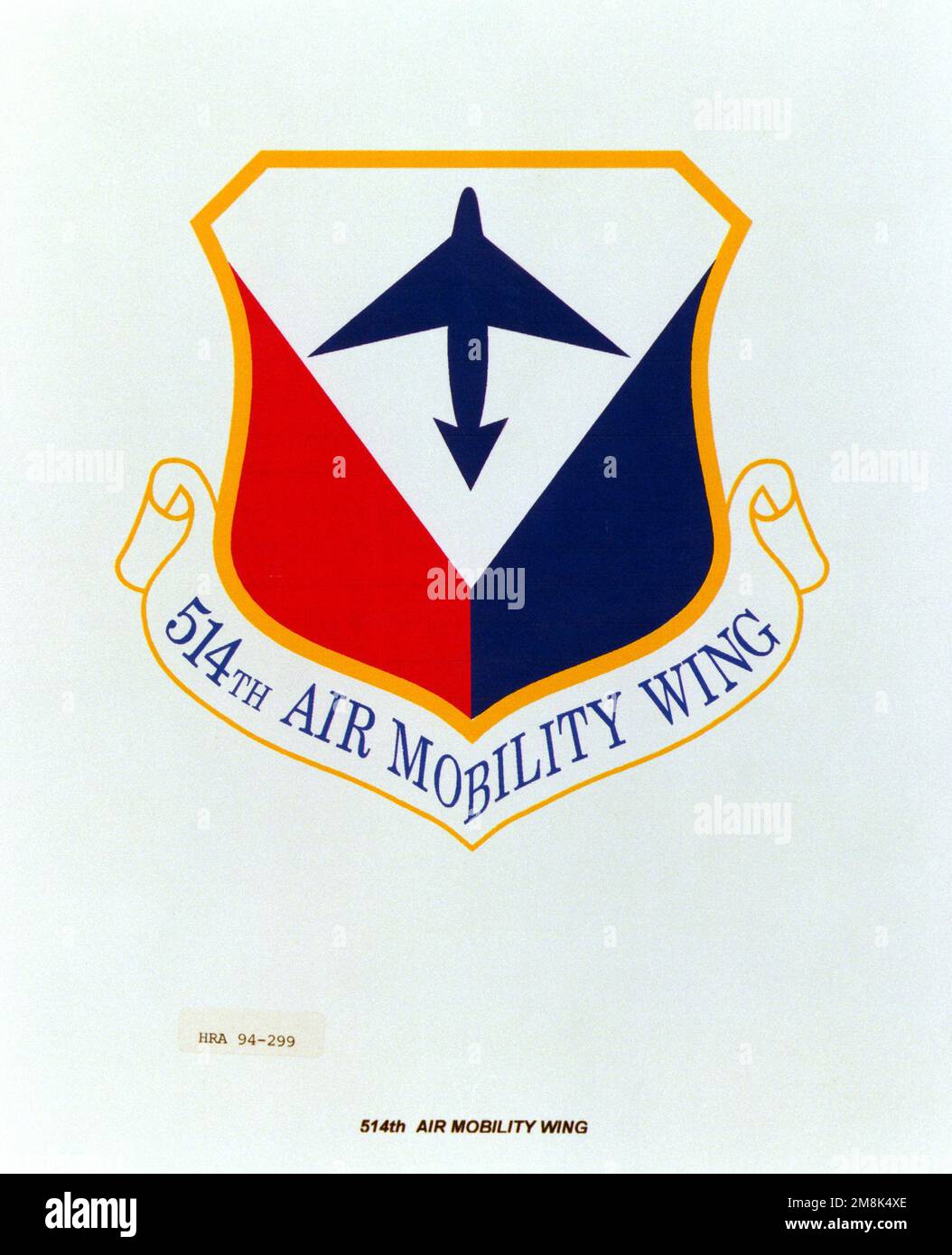 Approved Insignia of the 514th Air Mobility Wing. Country: Unknown ...