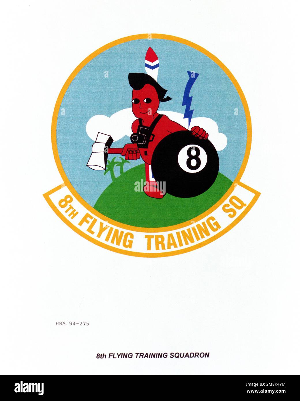 Approved Insignia of the 8th Flying Training Squadron. Country: Unknown ...