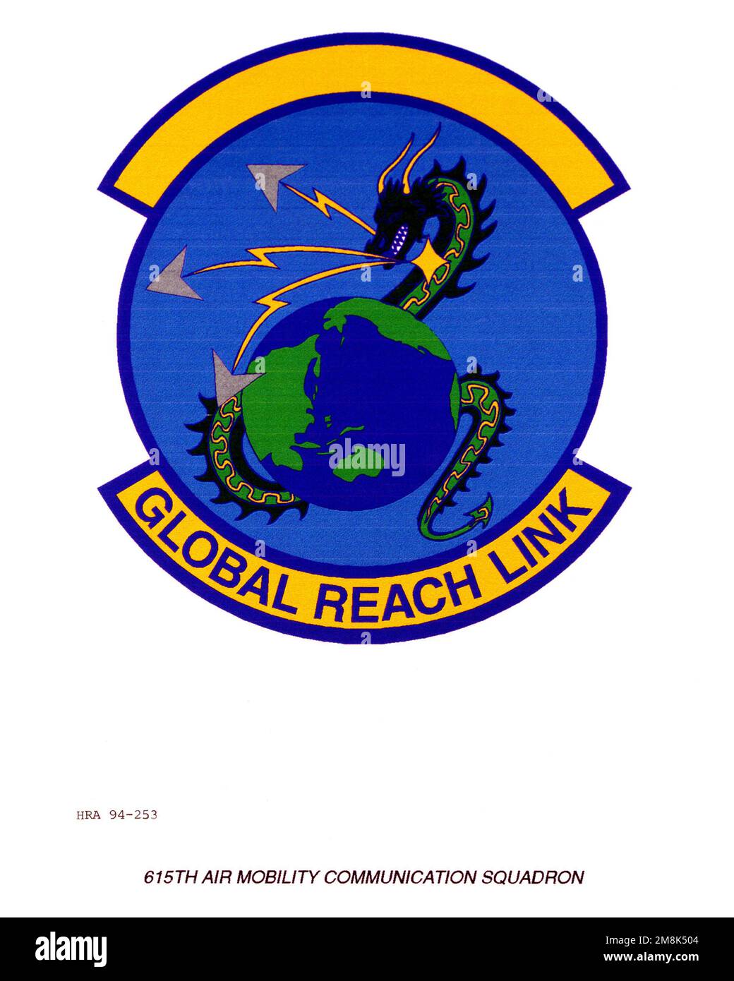 Approved Insignia of the 615th Air Mobility Communications Squadron ...