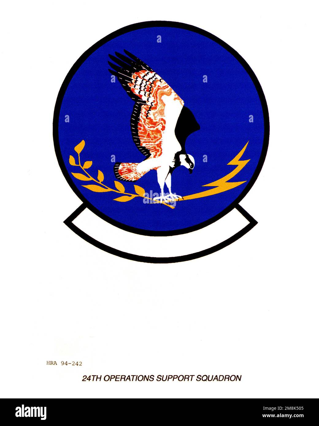 Approved Insignia of the 24th Operations Support Squadron. Country ...