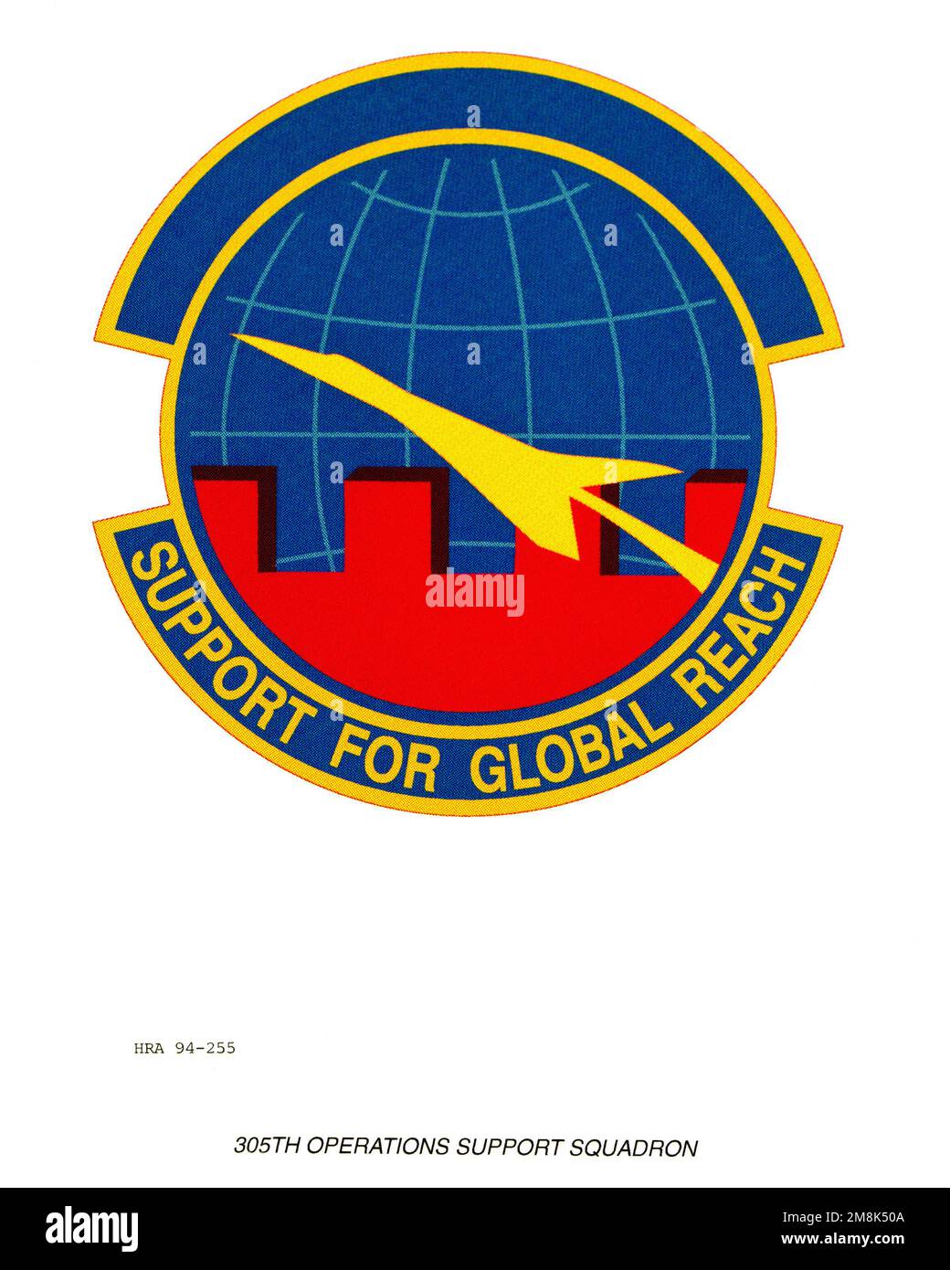 Approved Insignia of the 305th Operations Support Squadron. Country ...