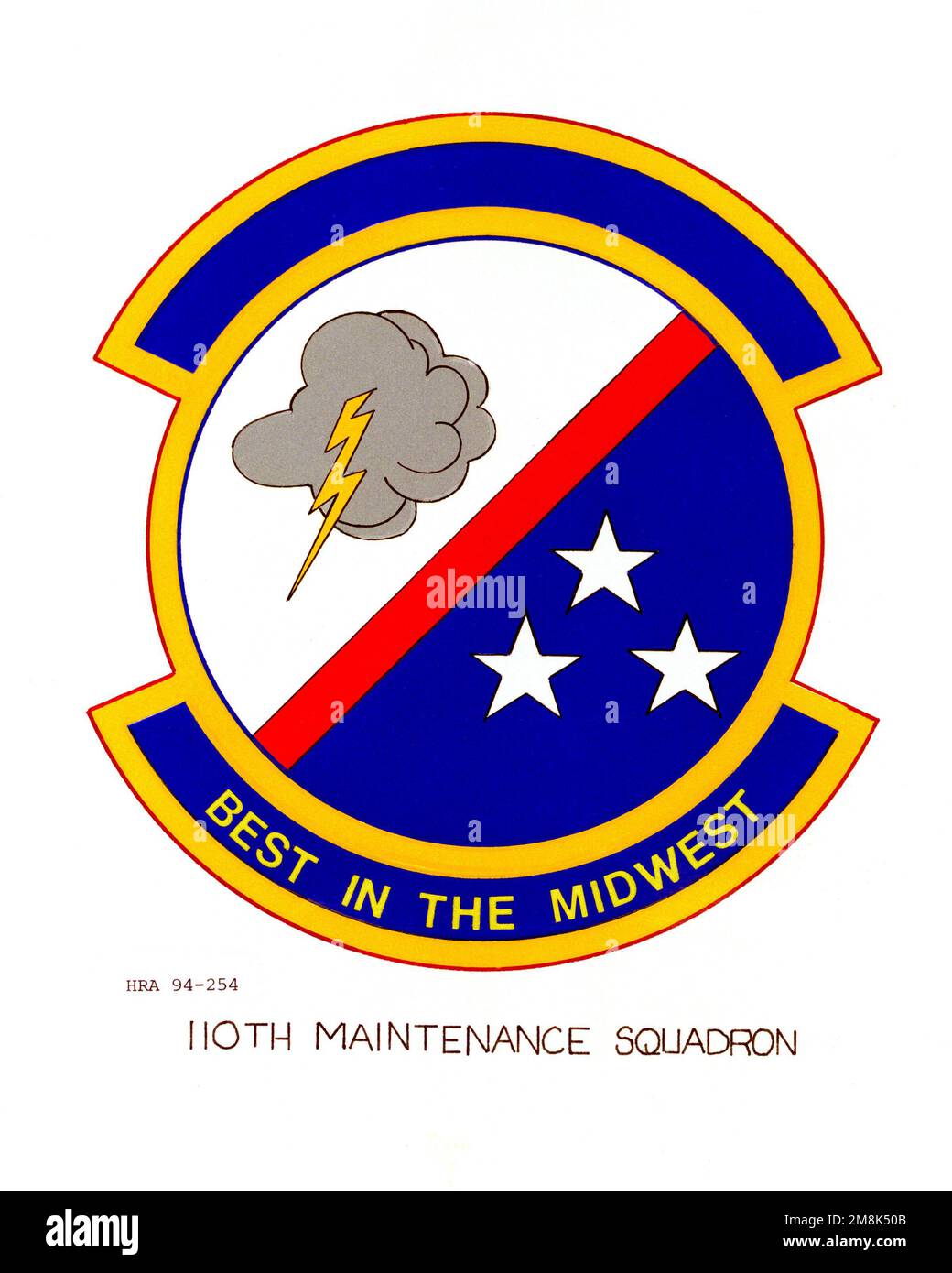 Approved Insignia of the 110th Maintenance Squadron. Country: Unknown ...