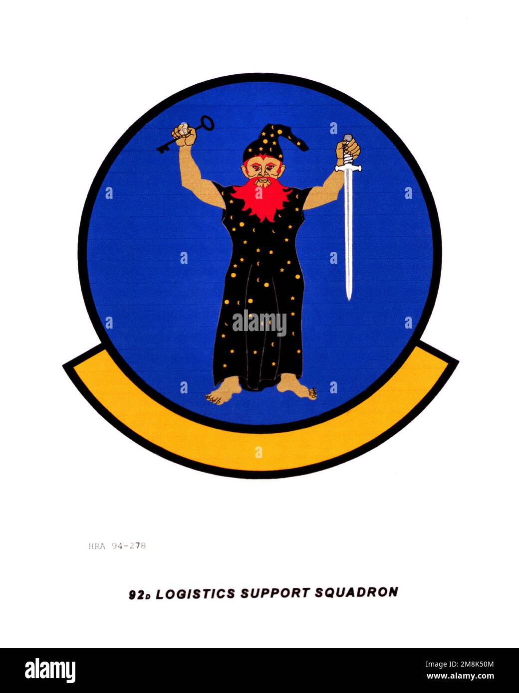 Approved Insignia of the 92nd Logistics Support Squadron. Country ...
