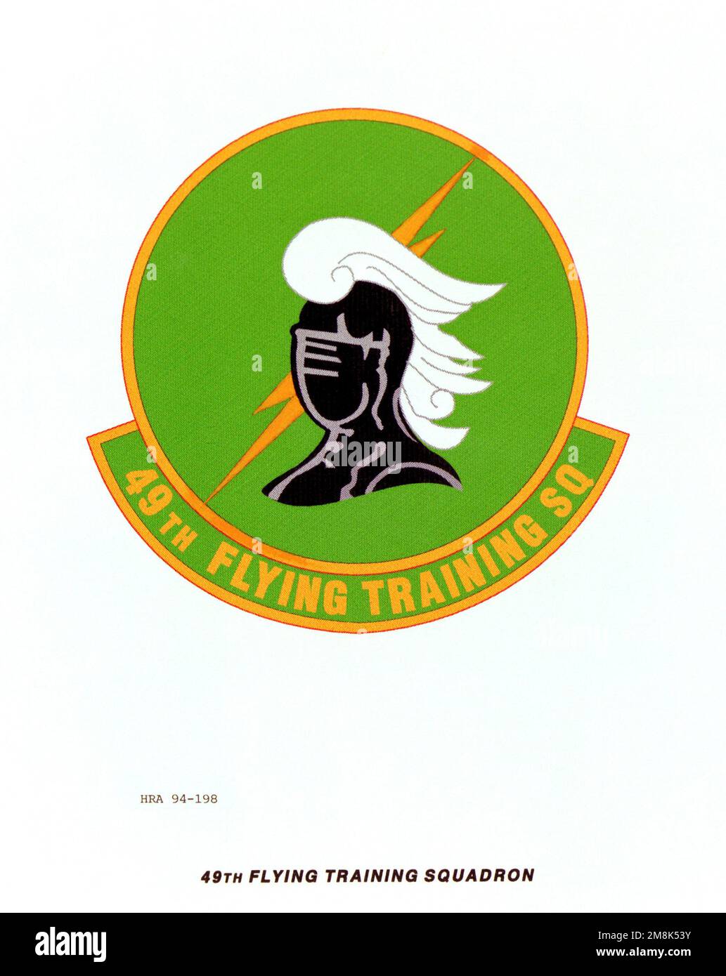 Approved Insignia of the 49th Flying Training Squadron. Country ...