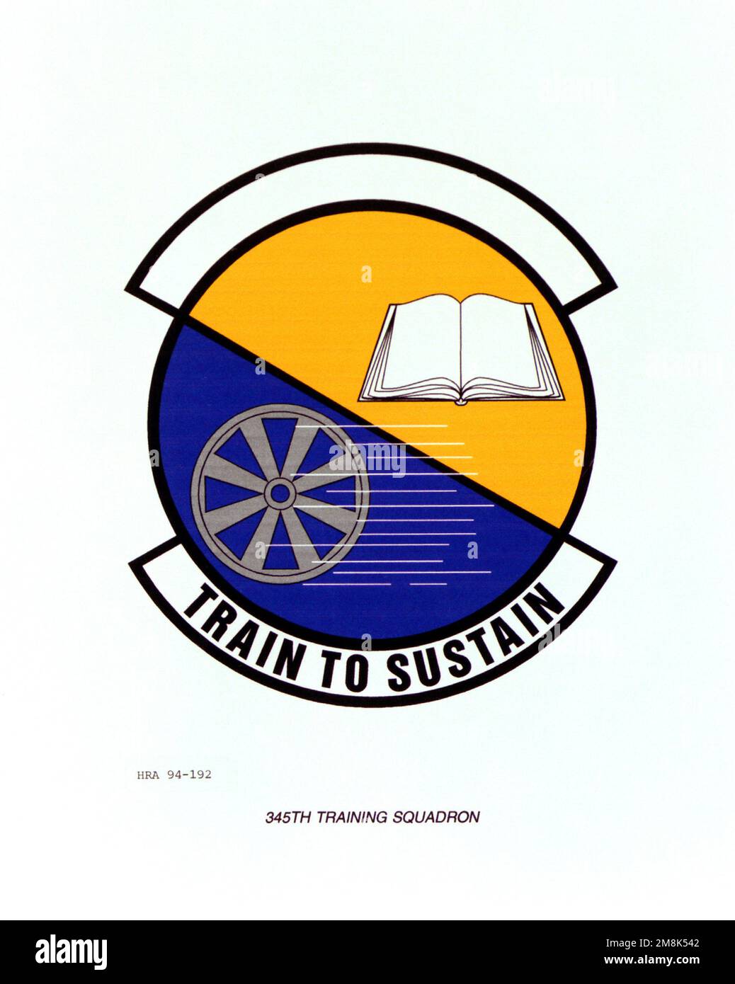 Approved Insignia of the 345th Training Squadron. Country: Unknown ...