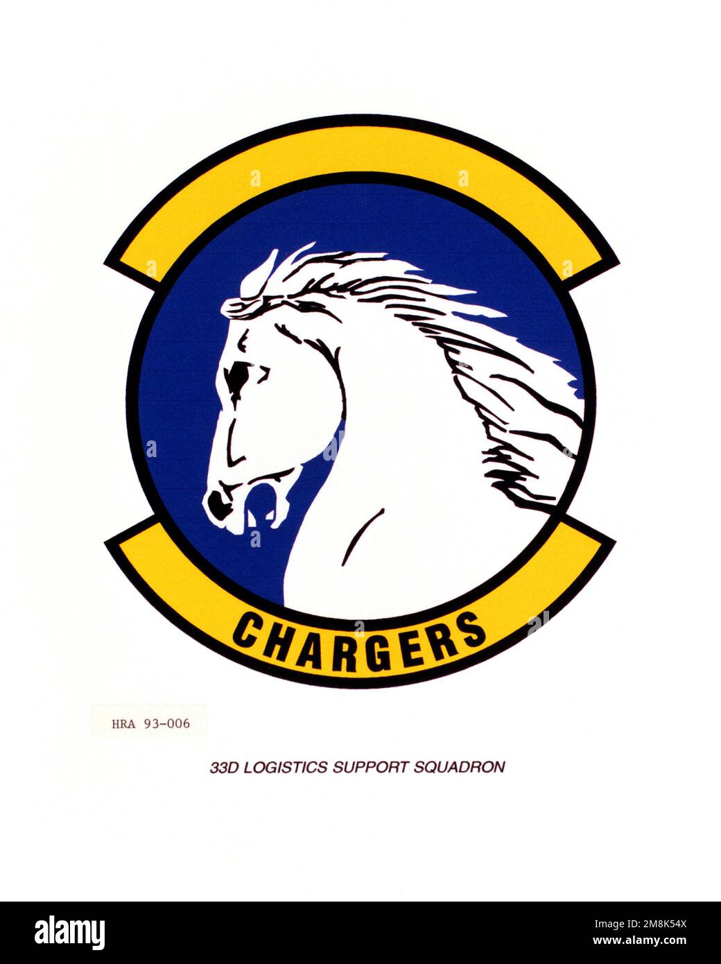 Approved Insignia of the 33rd Logistics Support Squadron. Country ...