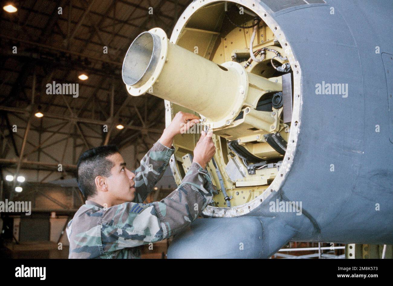 USAF Sergeant Herman Andrade, 416th Bomb Wing, Griffis Air Force Base ...