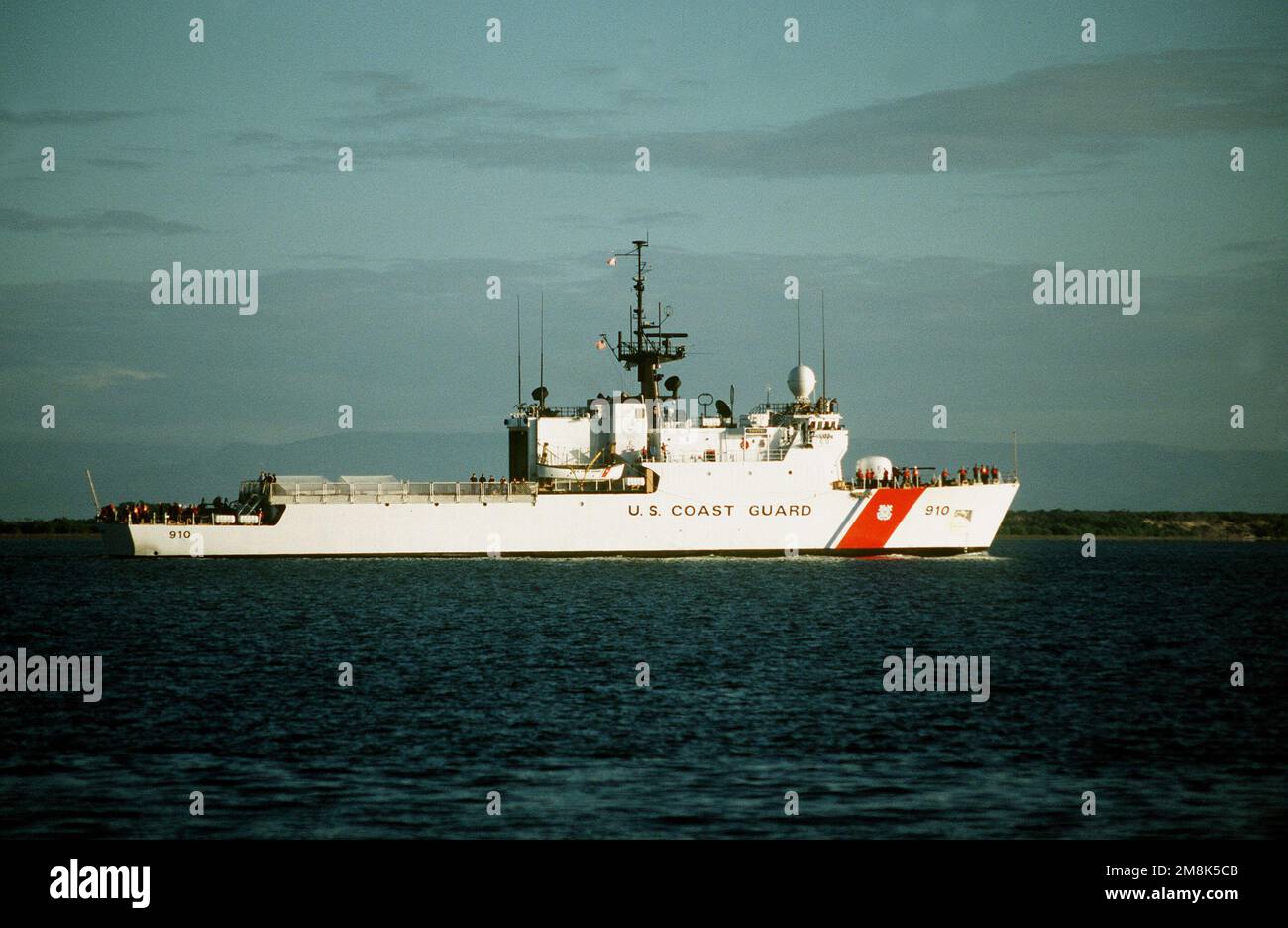 The U.S. Coast Guard Cutter THETIS (WMEC-910) enters Guantanamo Bay to ...