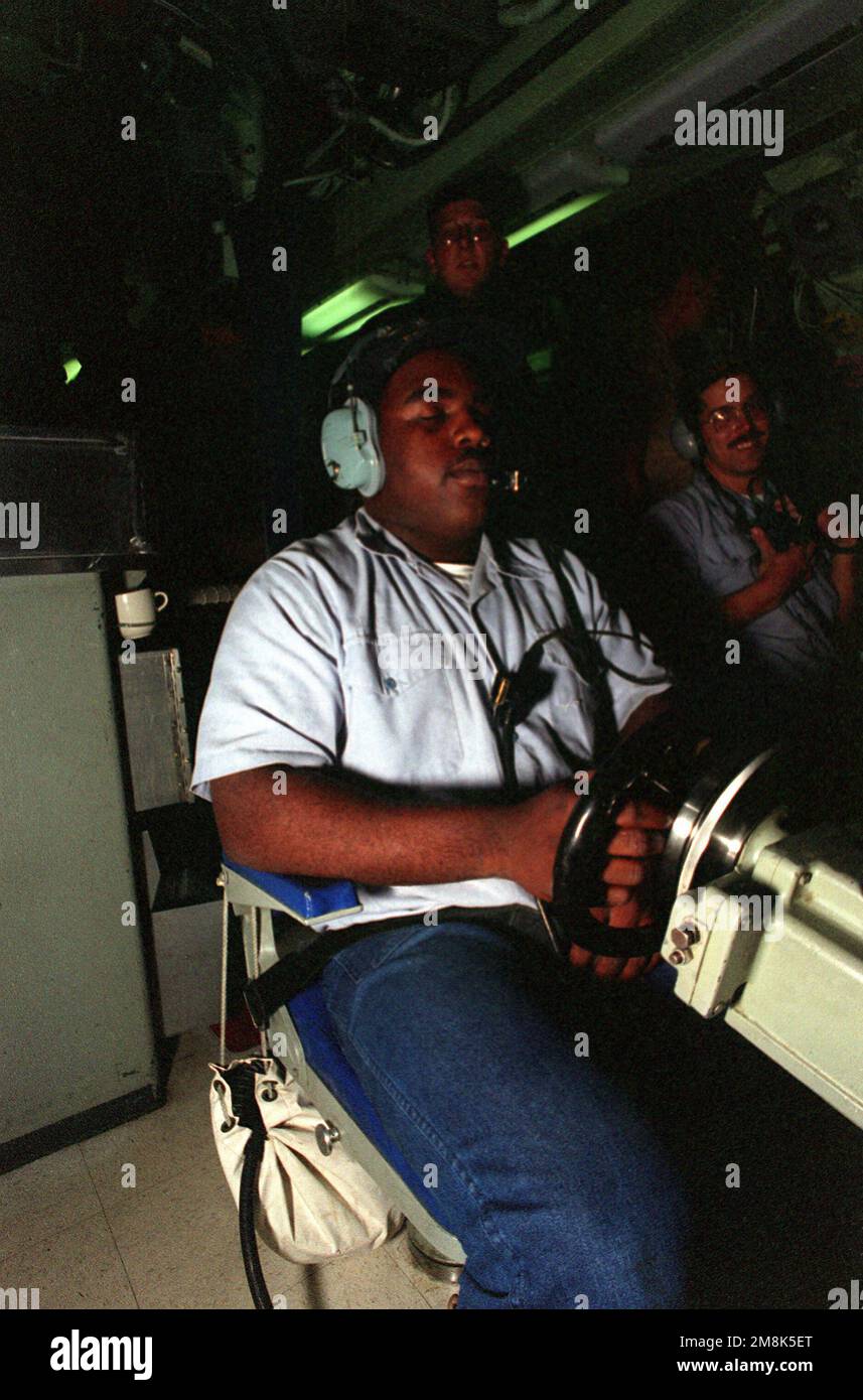 PETTY Officer Perdue, helmsman for the nuclear-powered attack submarine ...