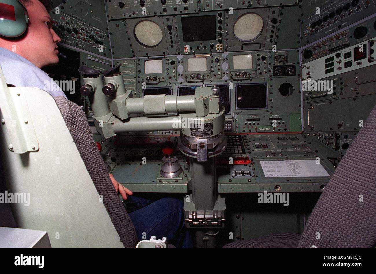 A close in view of the AVALON (DSRV-2) Deep Submergence Rescue Vehicle ...