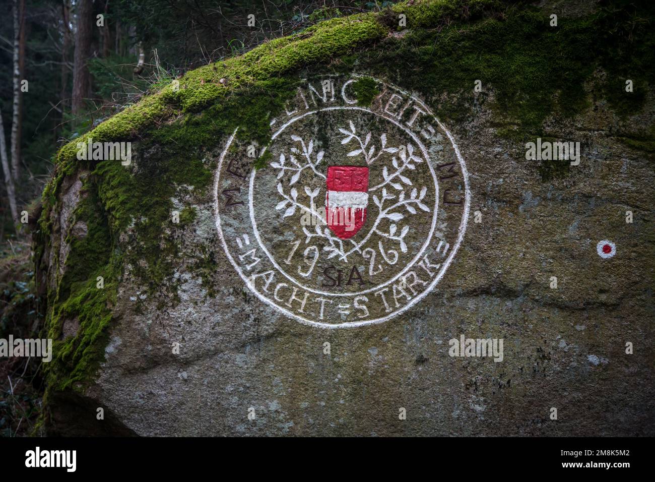 Schillingstein, a granite stone near Heinrichs bei Weitra - hiking in ...