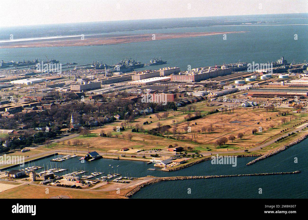 Naval base norfolk aerial hi-res stock photography and images - Alamy