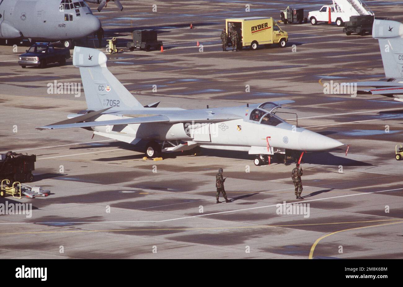 An EF-111 from the 429th Electronic Combat Squadron, Cannon Air Force ...