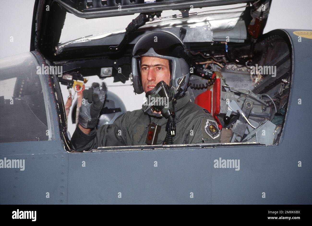 Captain Frank Rossi, a pilot from the 523rd Fighter Squadron, 27th ...