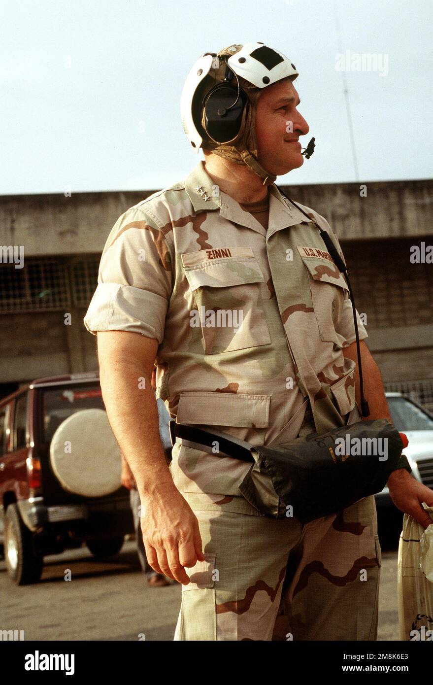 LT. GEN. Anthony Zinni, Combined Task Force commander, US Marine Corps ...