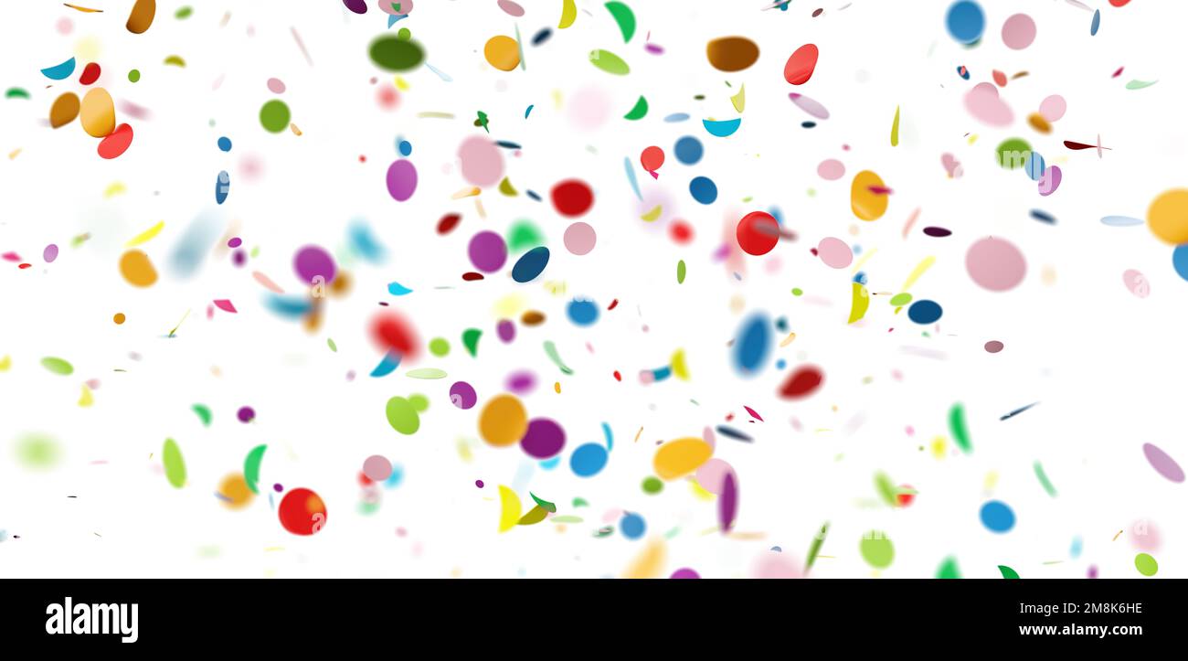 colorful confetti Falling, shiny confetti glitters in colorful colors ...