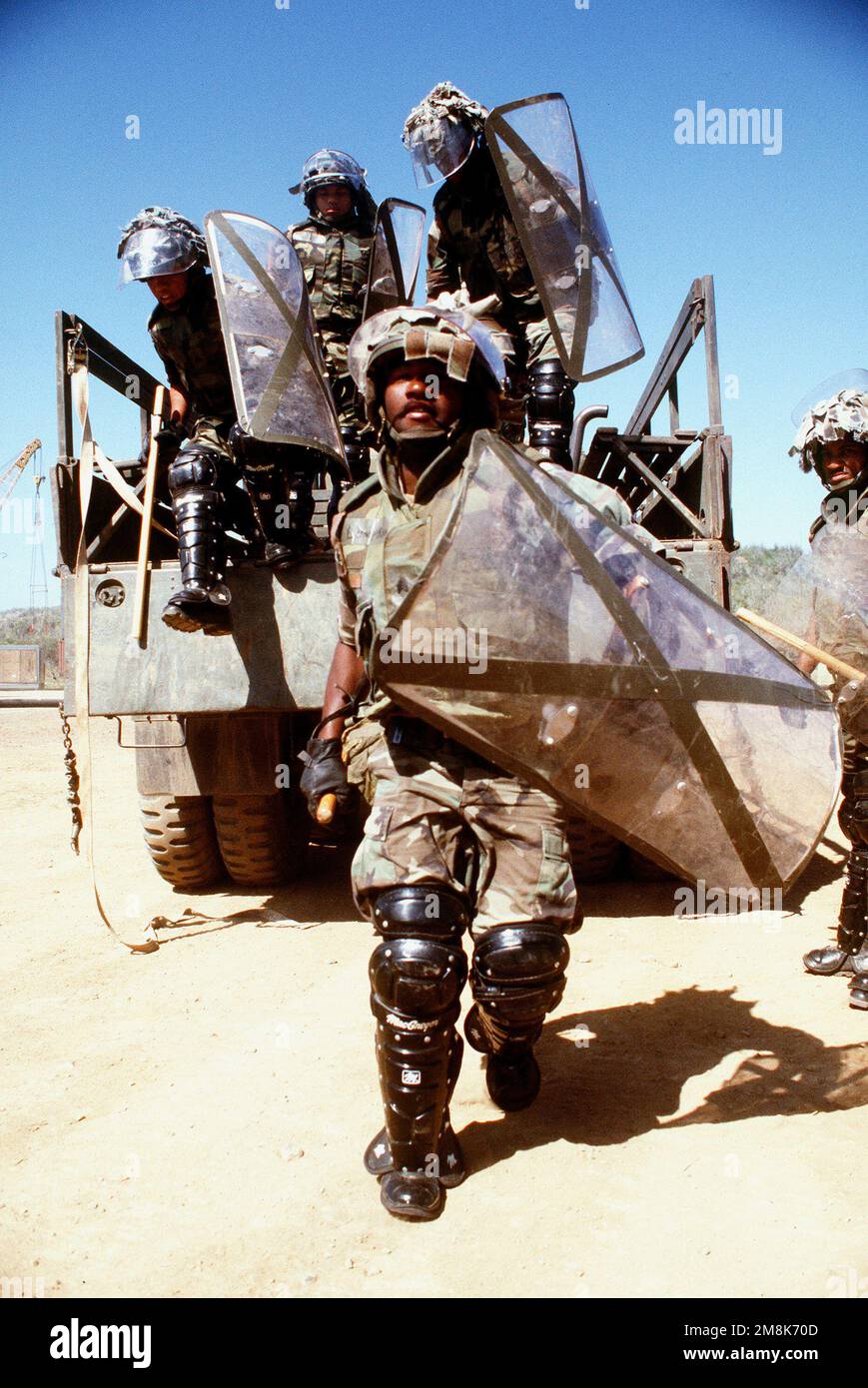 U.S. soldiers of the Seventh Infantry Division, Ft. Lewis, Wash ...