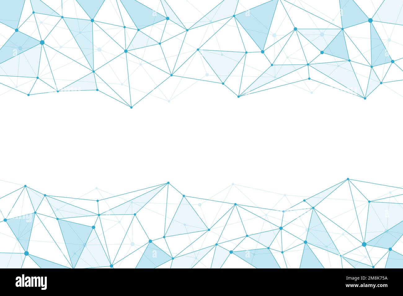 Triangle mesh decorative background with transparencies and copy space ...