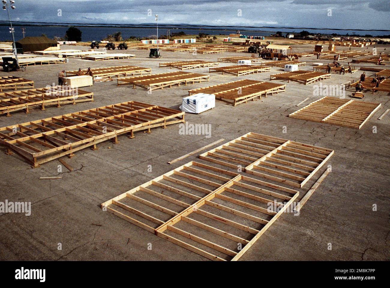 U.S. Navy Seabees from Naval Mobile Construction Battalion 4, Port ...