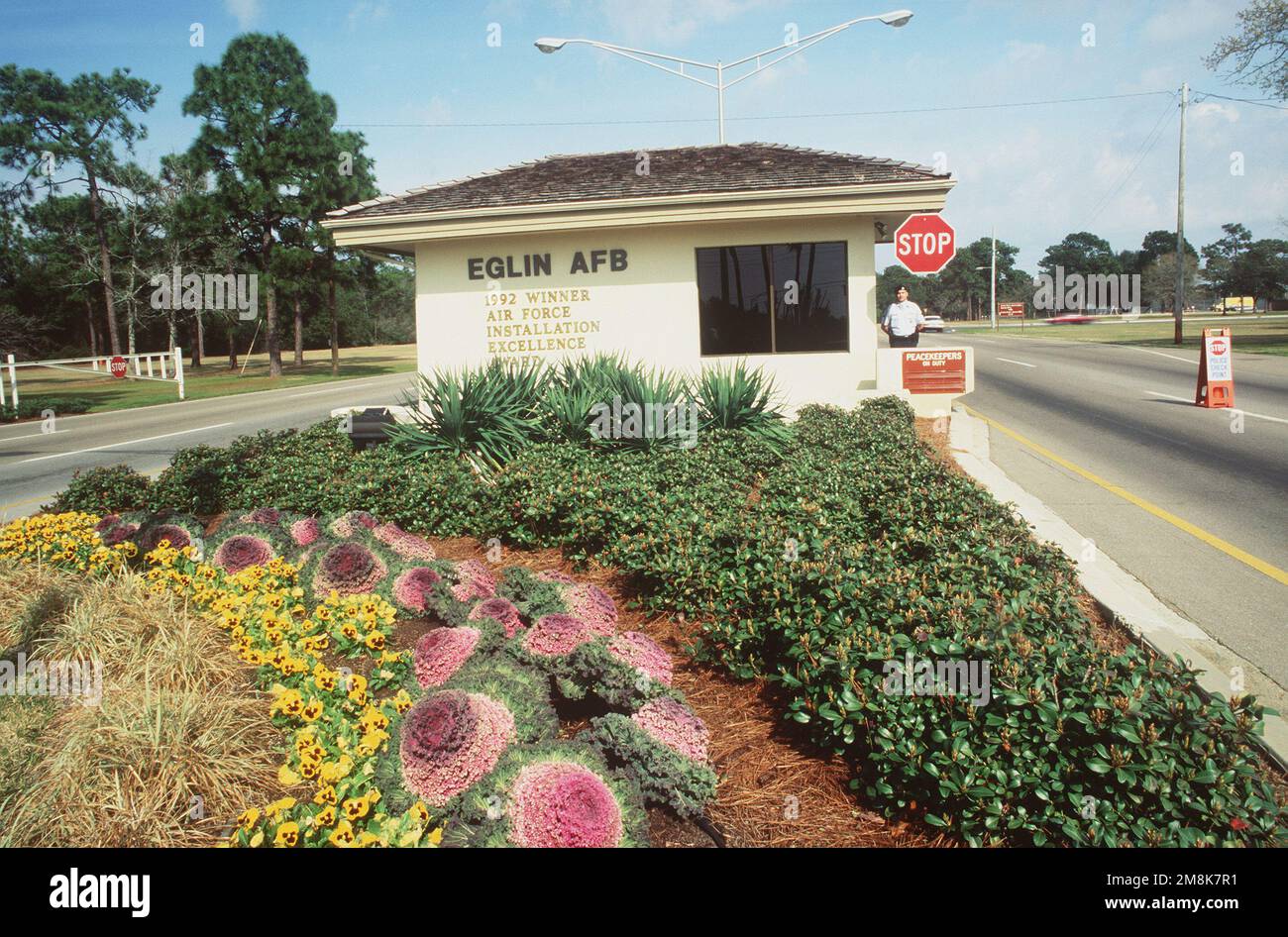 Eglin air force base gate hi-res stock photography and images - Alamy