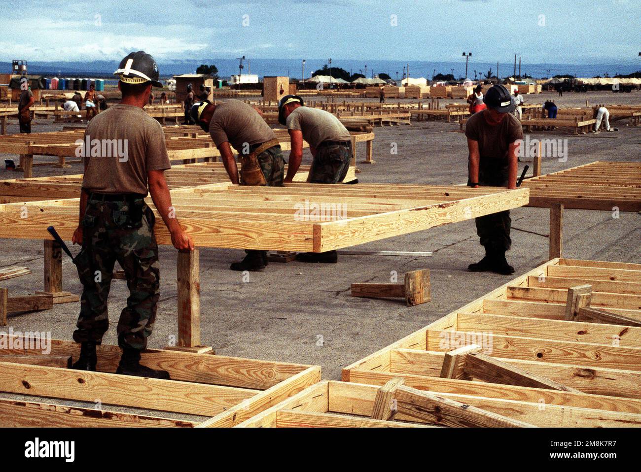 U.S. Navy Seabees from Naval Mobile Construction Battalion 4, Port ...