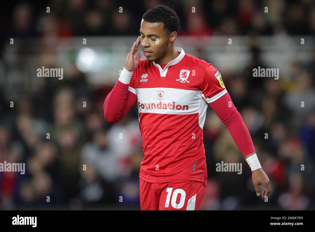 Cameron Archer #10 of Middlesbrough during the Sky Bet Championship ...