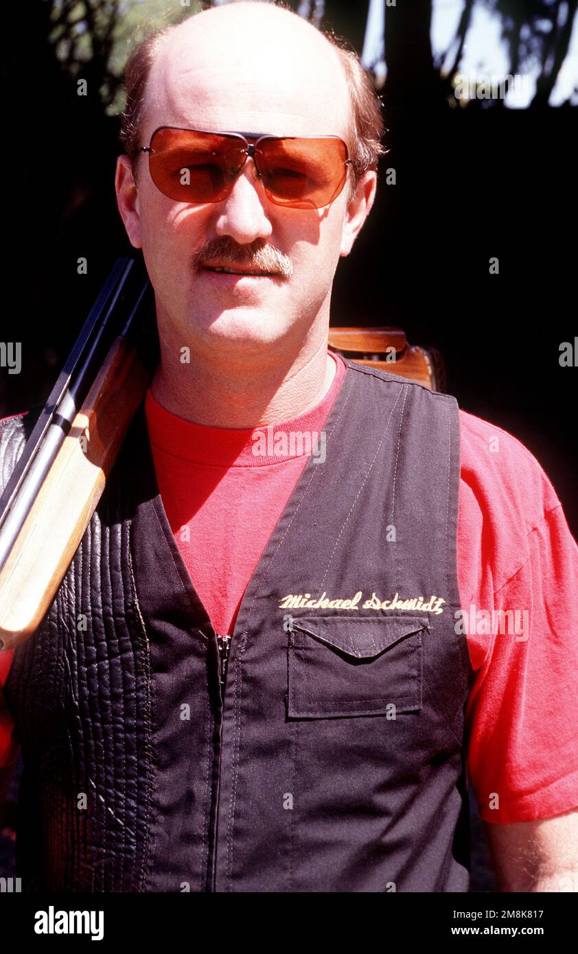 SGT. Mike Schmidt, US Army, poses at the Skeet Range at Tiro Federal ...