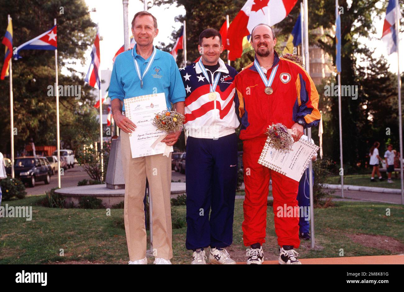 CAPT. Rob Harbison, US Army Marksmanship Unit, Ft. Benning, Ga., center ...
