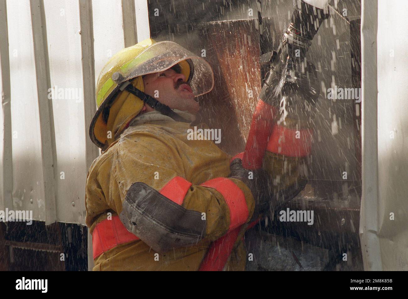 Firefighter Aviation Boatswain's Mate (Aircraft Handler) Second Class ...