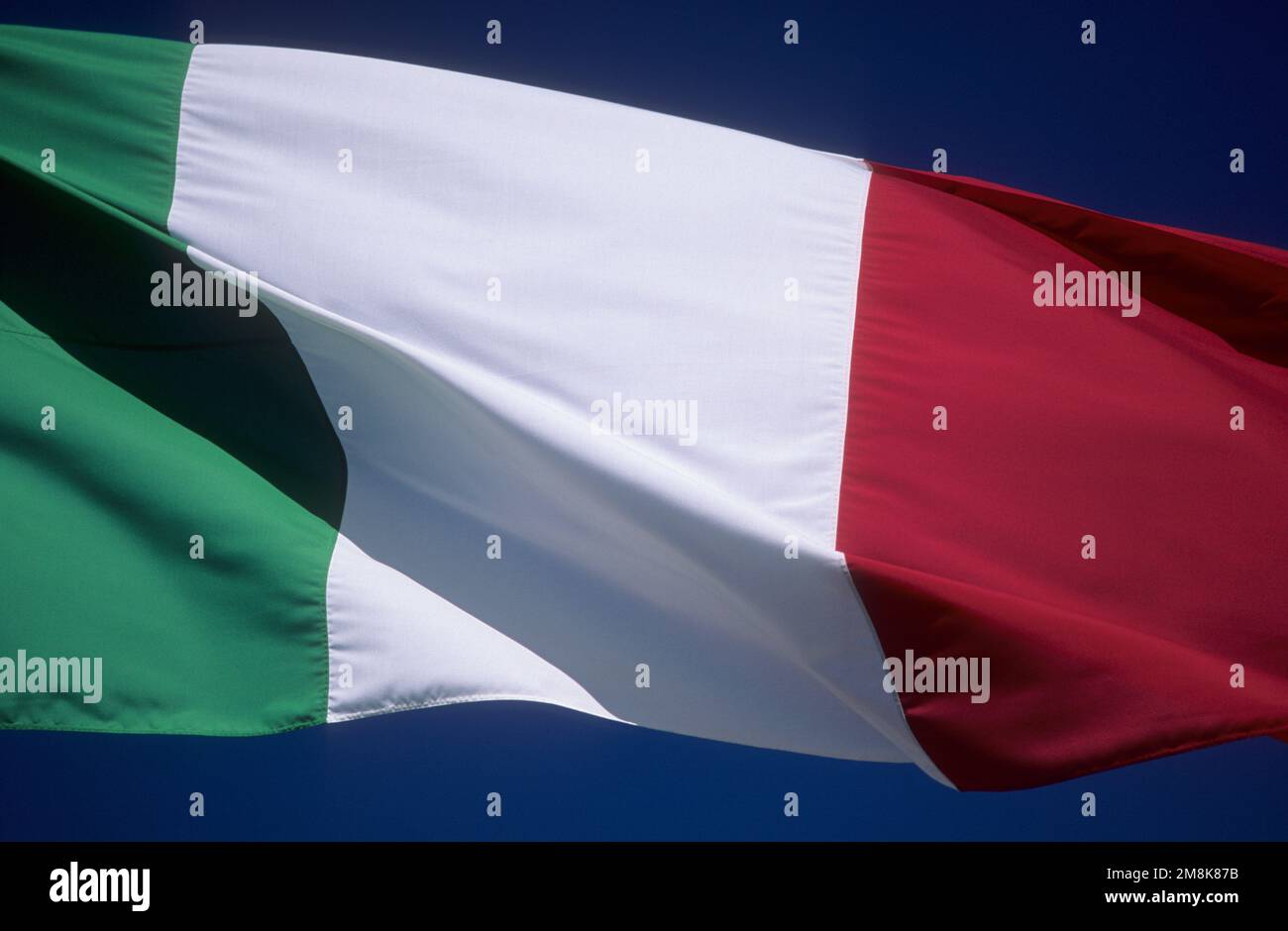The national flag/colours of Italy Stock Photo - Alamy