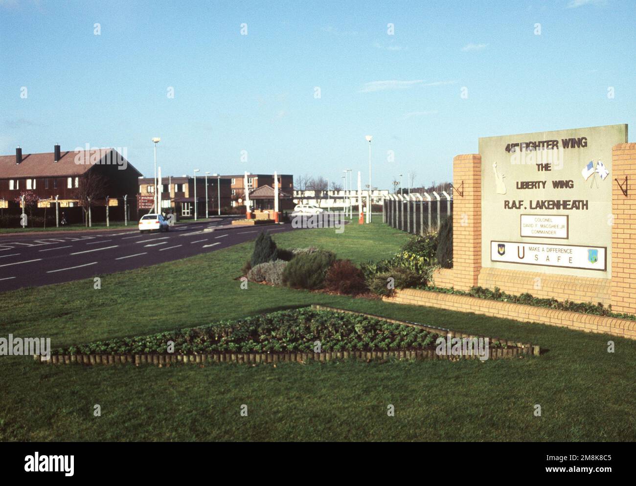 Raf lakenheath sign hi-res stock photography and images - Alamy