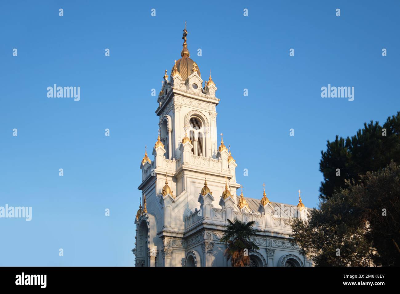 Istanbul, Turkey - January, 2023: Bulgarian St. Stephen Church (Sveti ...