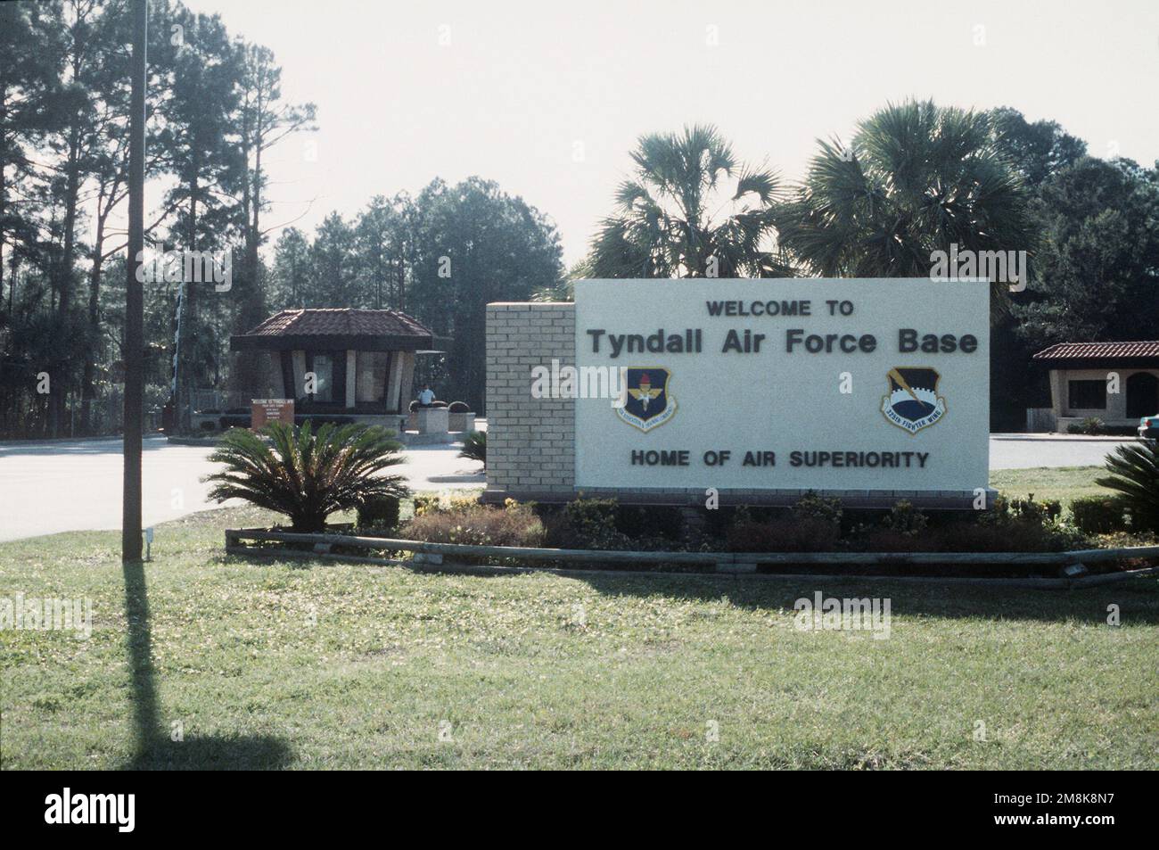 Tyndall air force base sign hi-res stock photography and images - Alamy