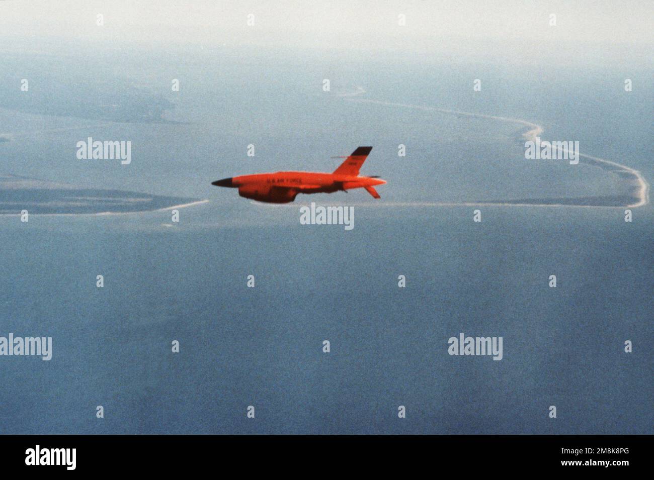 An MQM 107D Drone in flight. Base: Tyndall Air Force Base State ...