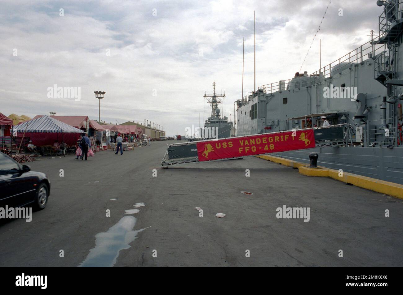 The guided missile frigate USS VANDERGRIFT (FFG 48) and USS JARRETT ...