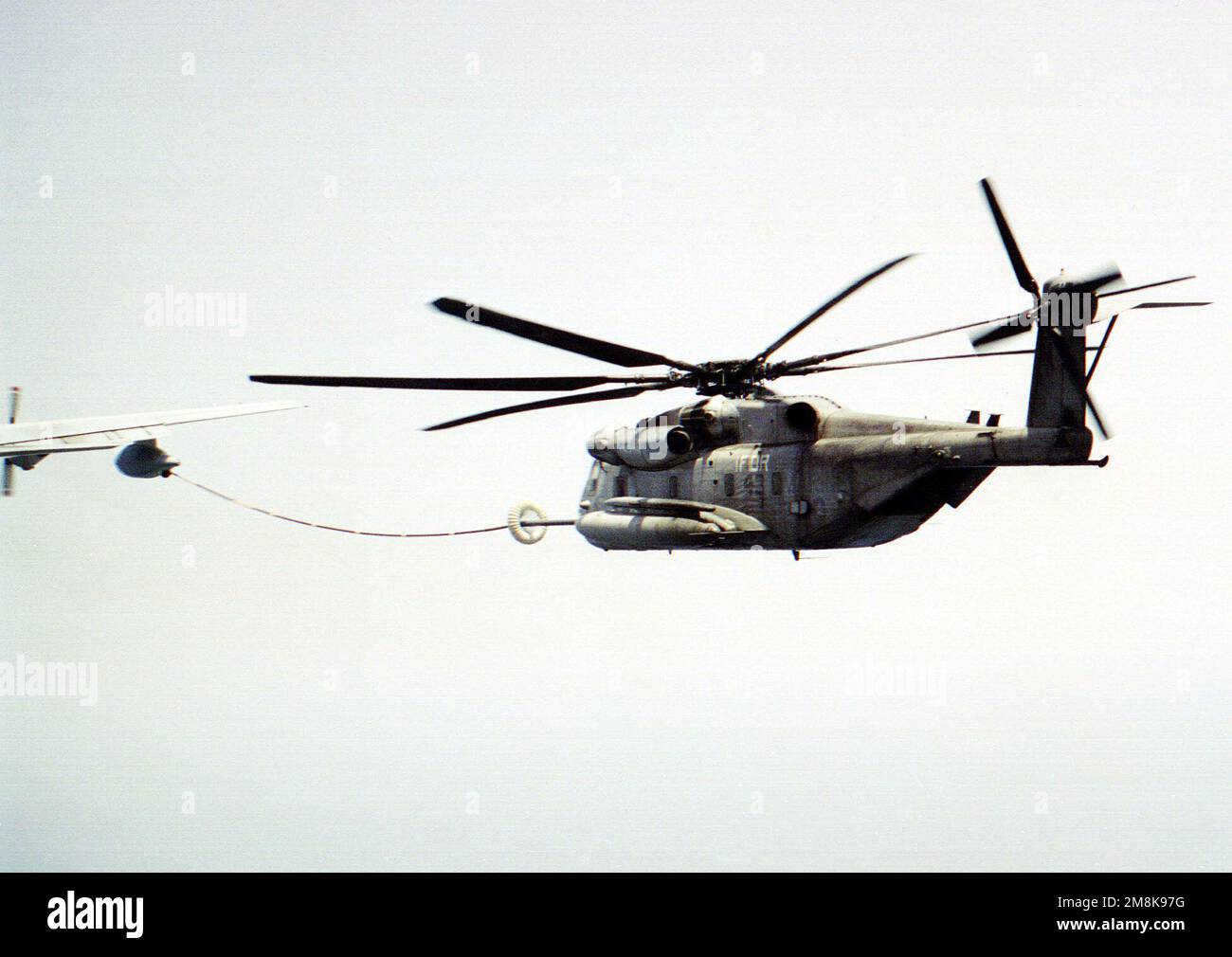 A US Marine CH-53E Sea Stallion helicopter assigned to the 22nd Marine ...