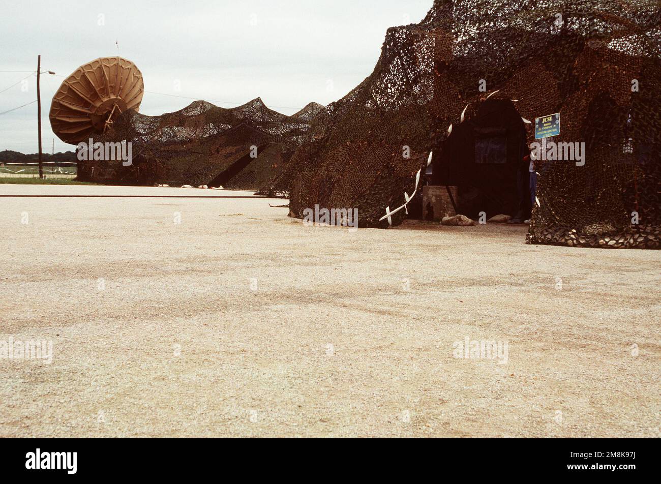 An AN/TSC-85 Ground Mobile Forces Tactical SHF Satellite Terminal ...