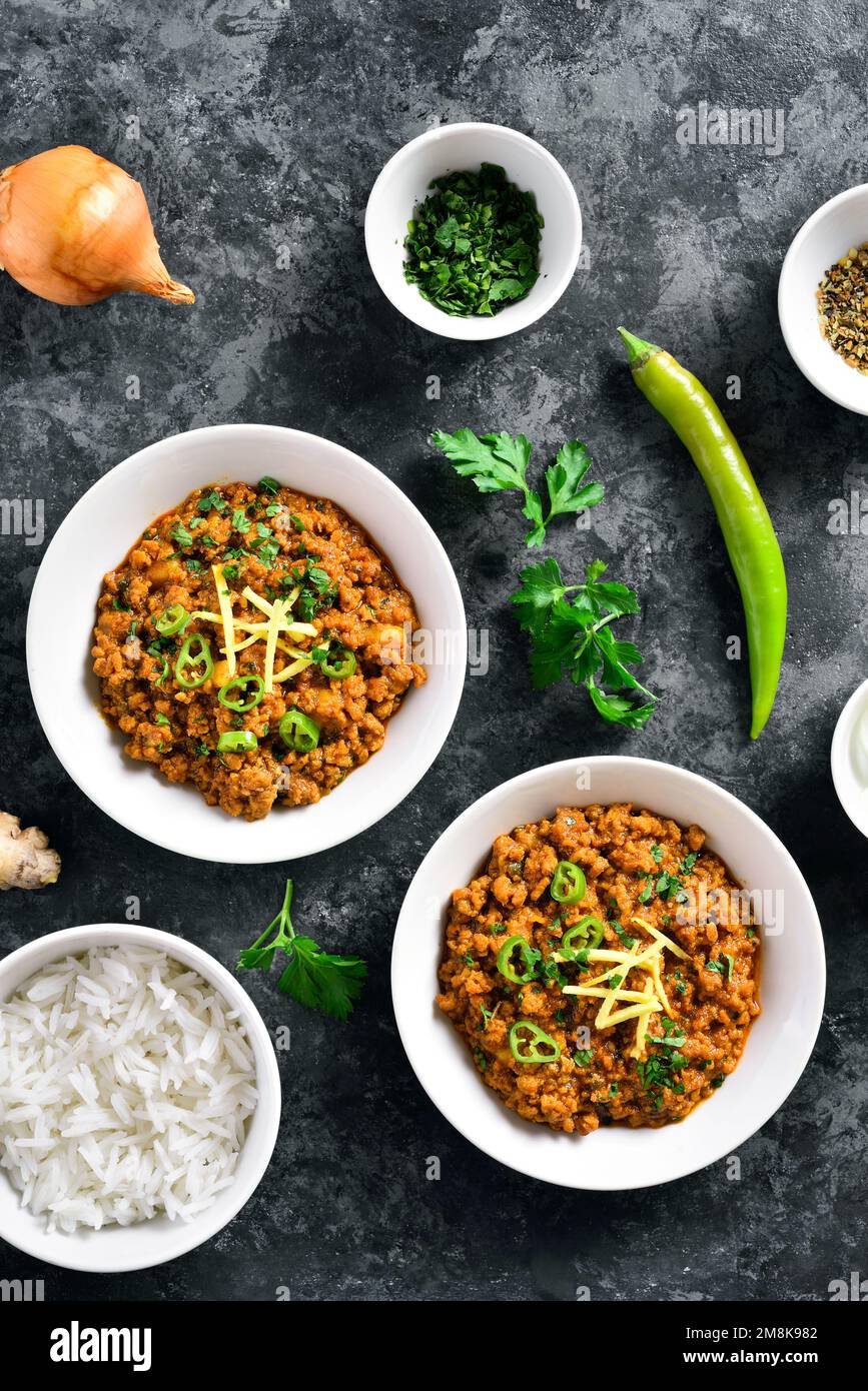 Keema with ground lamb hi-res stock photography and images - Alamy