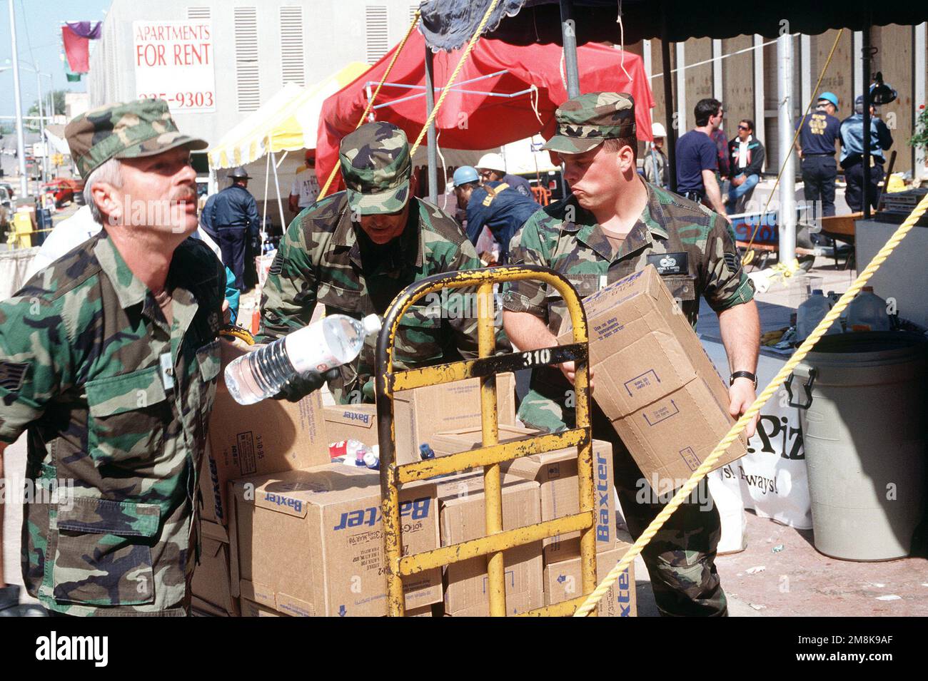TECH. SGT. Ken Walker (left), TECH. SGT. J. D. Sagor (center) and STAFF ...